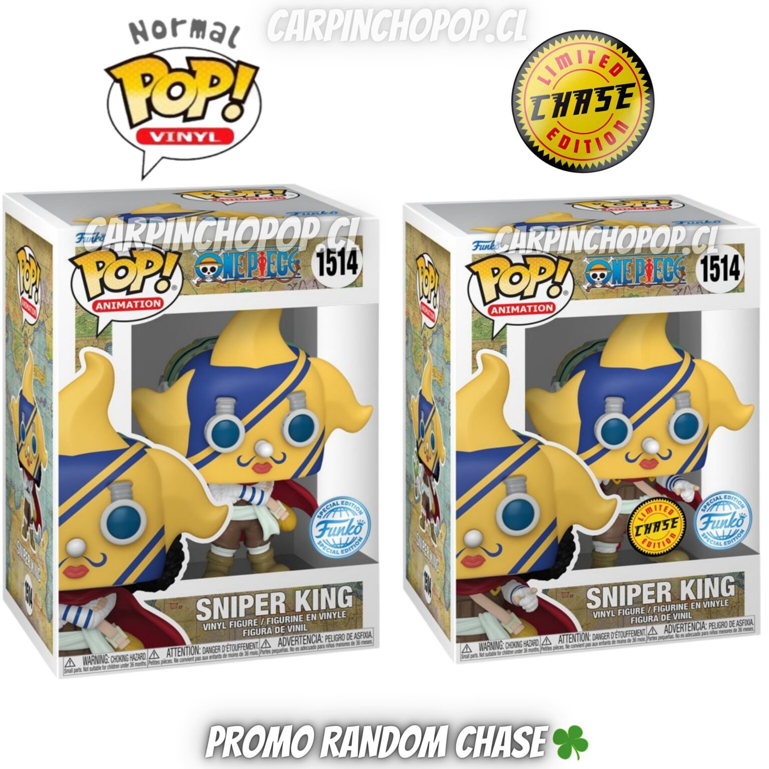 FUNKO POP ONE PIECE - SNIPER KING 1514 (SOGEKING) SPECIAL EDITION ...