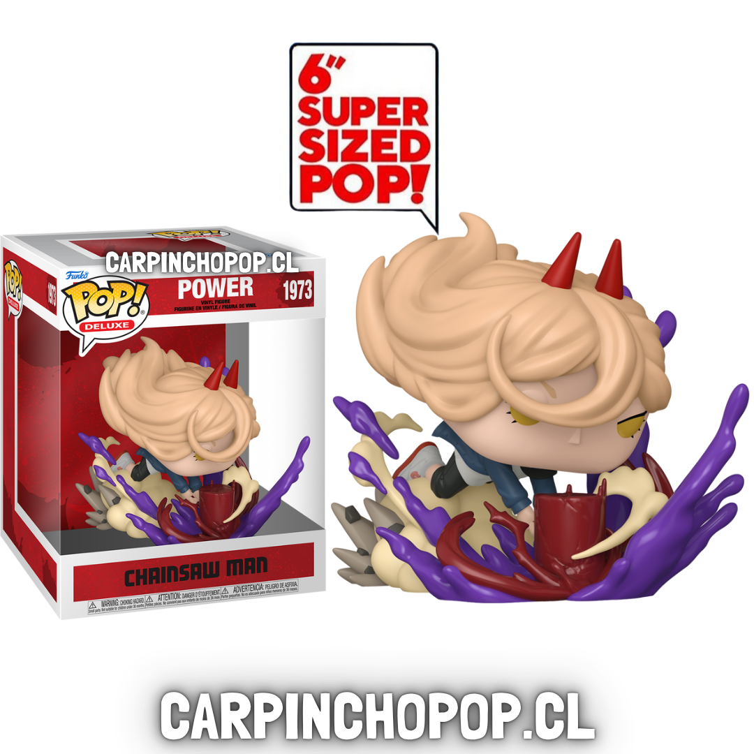 FUNKO POP DELUXE CHAINSAW MAN - POWER 1973 “6 PULGADAS - CarpinchoPop
