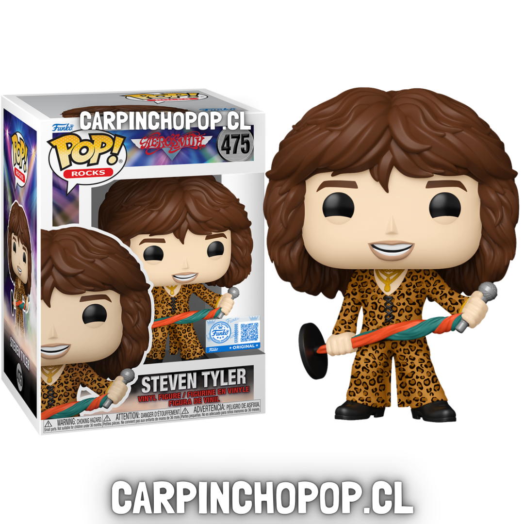FUNKO POP ROCKS AEROSMITH - STEVEN TYLER 475 EXCLUSIVO - CarpinchoPop
