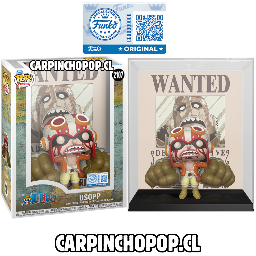 (PREVENTA) FUNKO POP ONE PIECE COVER WANTED - GOD USOPP 2107 EXCLUSIVO ...
