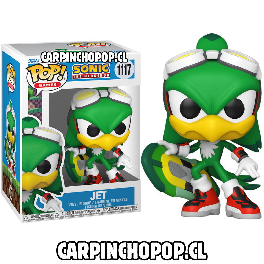 FUNKO POP GAMES SONIC - JET 1117 - CarpinchoPop