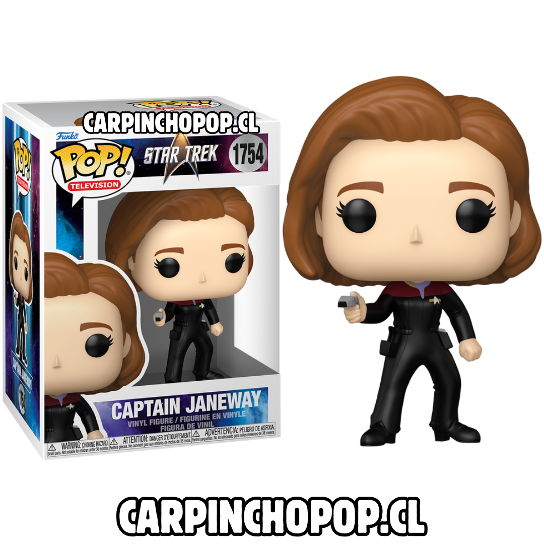 FUNKO POP TV STAR TREK - CAPTAIN JANEWAY 1754 - CarpinchoPop